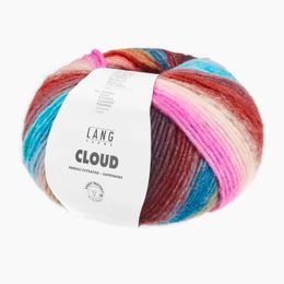 Cloud von Lang Yarns, Bordeaux/Gr&uuml;n/Blau, aus Schurwolle