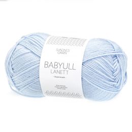Babyull Lanett von Sandnes Garn, Hellblau, aus Wolle