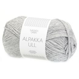 Alpakka Ull von Sandnes Garn, Grau meliert, aus Alpaka