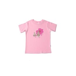 Liliput T-Shirt 'Hase' M&auml;dchen Gr&ouml;&szlig;e 74/80 hellbraun / rosa