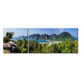 Bilderdepot24 Leinwandbild Blick auf Phi Phi Island