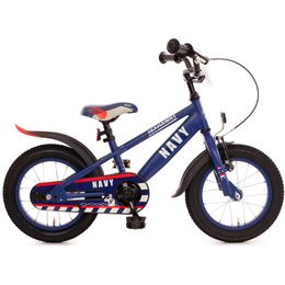 Kinderfahrrad Bachtenkirch "NAVY" Fahrräder Gr. 22 cm, 14 Zoll (35,56 cm), blau Kinder Kinderfahrräder