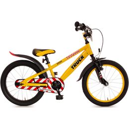 Kinderfahrrad Bachtenkirch "TRUCK" Fahrräder Gr. 27 cm, 18 Zoll (45,72 cm), gelb (gelb, schwarz) Kinder Kinderfahrräder