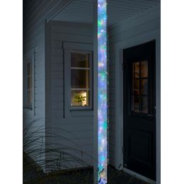 Konstsmide LED-Lichterkette, 360-flammig, Micro LED Büschellichterkette Cluster, mit 8 Funktionen, 360 Dioden, silberfarben