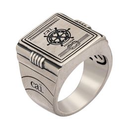 CAI Ca&iuml; Ring male Silver size 66