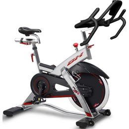 BH FITNESS Speedbike Indoorbike Rex Electronic H921E, rot|schwarz|silberfarben