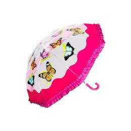 VON LILIENFELD Stockregenschirm Kinderschirm Schmetterling Butterfly Junge Mädchen bis ca. 8 Jahre