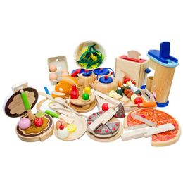 Estia Holzspielwaren Spiellebensmittel großes Küchensortiment aus Holz