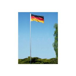 Grafner Begrenzungsstangen-Fahne Fahnenmast Aluminium ca. 6 Meter mit Deutschland Flagge