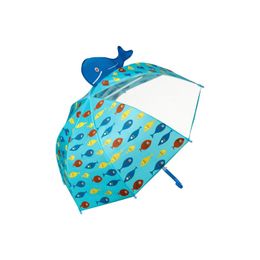 VON LILIENFELD Stockregenschirm VON LILIENFELD Regenschirm Kinderschirm Fische Meer Fischschwarm Kinderregenschirm Junge Mädchen bis ca. 8 Jahre