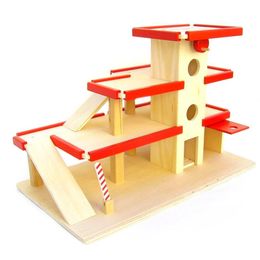 Estia Holzspielwaren Spiel-Parkgarage Parkhaus aus Holz