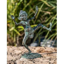 IDYL Dekofigur IDYL Bronze-Skulptur Elf tanzend
