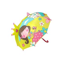 VON LILIENFELD Stockregenschirm Kinderschirm Prinzessin mit Schloß Junge Mädchen bis ca. 8 Jahre