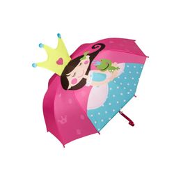 VON LILIENFELD Stockregenschirm Kinderschirm Prinzessin mit Frosch Junge Mädchen pink bis ca. 8 Jahre
