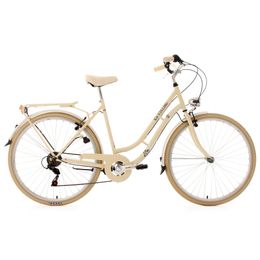 KS-Cycling Cityrad KS CYCLING "Casino" Fahrräder Gr. 53 cm, 28 Zoll (71,12 cm), beige Alle Fahrräder