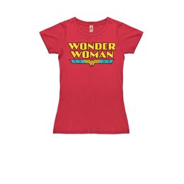 logoshirt T-Shirt 'Wonder Woman' Damen Gr&ouml;&szlig;e L rot