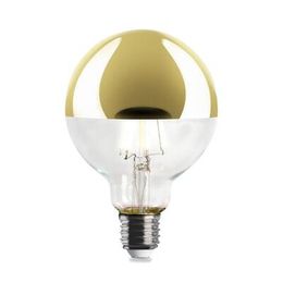 LED-Kopfspiegellampe Globe Messing