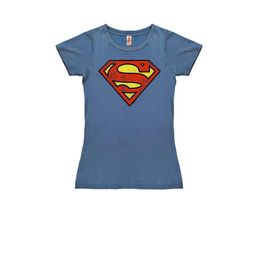 logoshirt Shirt 'Superman' female Blue size XS