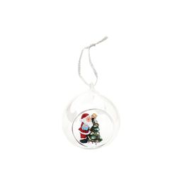 SIGRO Weihnachtsfigur Figur in Glaskugel Weihnachtsmann mit Baum (Stück