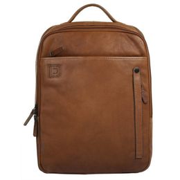 XZONE X-Zone Laptoprucksack, echt Leder, braun