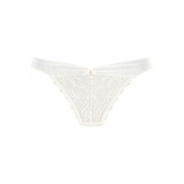 Lascana String-Tanga in raffinierter Schnittform Damen Gr&ouml;&szlig;e XS/S beige