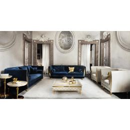 JVmoebel Wohnzimmer-Set, Luxus Klasse 3+2 Italienische Möbel Sofagarnitur