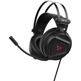 Steelplay HP51 Gaming-Headset, rot|schwarz