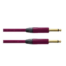 Cordial CSI 6 PP ANDREW GOUCHE - 6,0 m, NEUTRIK 2 x Klinke 6,3 mm mono purple gold