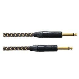 Cordial CXI 6 PP-EDITION 25 - 6,0 m, NEUTRIK 2 x Klinke 6,3 mm mono schwarz gold