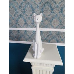 JVmoebel Skulptur XXL Design Katze Dekoration Figur Skulptur Deko Statue Figuren Statuen