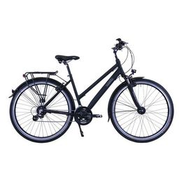 Hawk Bikes Damen-Trekkingrad »Trekking Lady Premium« - Schwarz