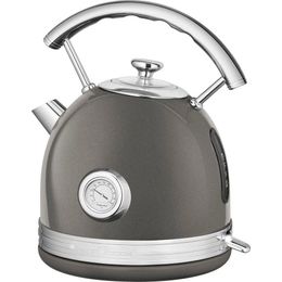 ProfiCook Wasserkocher PC-WKS 1192, 1,7 l, 2200 W, anthrazit, 1,7 L, 360°, grau