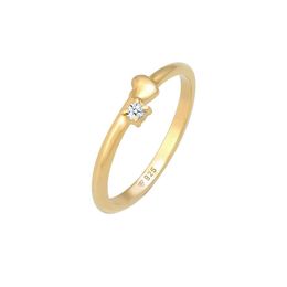 Elli DIAMONDS Ring Herz Damen Gr&ouml;&szlig;e 58 gold