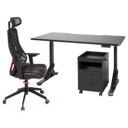 IKEA UPPSPEL / MATCHSPEL Schreibtisch, Stuhl + Schubladenel