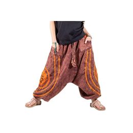 Kunst und Magie Haremshose/Jodhpur-Hose Kunst&Magie Coole Kinder Haremshose Aladin Hose Hippie Stonewashed OM