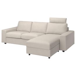 IKEA VIMLE 3er-Sofa mit Récamiere