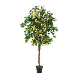 EUROPALMS Bougainvillea, gelb, 150cm - Kunstpflanze