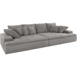 Mr. Couch Big-Sofa, wahlweise mit Kaltschaum (140kg Belastung/Sitz) und AquaClean-Stoff, braun