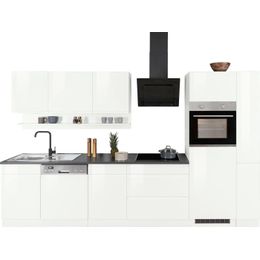 KOCHSTATION Küchenzeile KS-Virginia, Breite 330 cm, mit E-Geräten, weiß