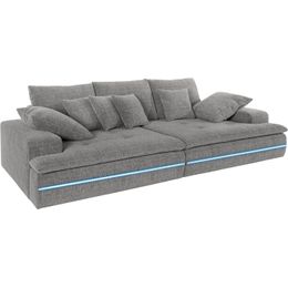 Mr. Couch Big-Sofa Haiti AC, wahlweise mit Kaltschaum (140kg Belastung/Sitz) und AquaClean-Stoff, braun