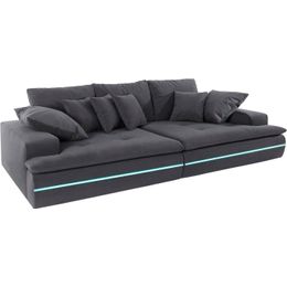Mr. Couch Big-Sofa Haiti AC, wahlweise mit Kaltschaum (140kg Belastung/Sitz) und AquaClean-Stoff, grau