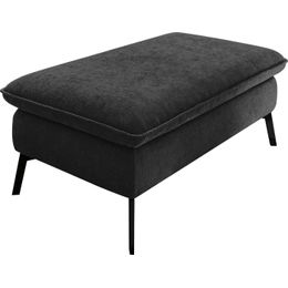 3C Carina Hockerbank Haya, passend zum "Haya" Ottomanen-Ecksofa, Bodenfreiheit 18 cm, grau