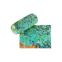 VON LILIENFELD Brillenetui Brillenetui Vincent van Gogh Iris Blumen Kunst Motiv Brillenbox