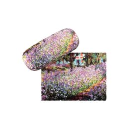 VON LILIENFELD Brillenetui Brillenetui Claude Monet: Der Garten Kunst Motiv Blumen Brillenbox
