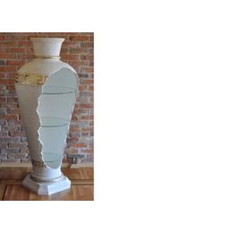 JVmoebel Skulptur Design Bar Vasenbar Regal Glas Leuchte Vase Schrank Vitrinen