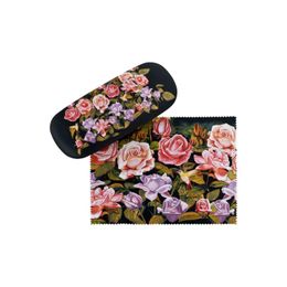 VON LILIENFELD Brillenetui Rosengarten Blumen Blüten Motiv Brillenbox