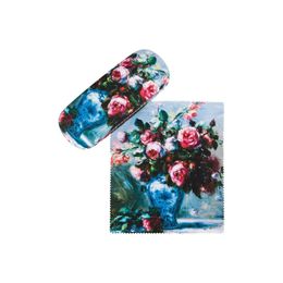 VON LILIENFELD Brillenetui Brillenetui Pierre-Auguste Renoir Vase mit Rosen Kunst Motiv Blumen