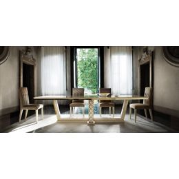 JVmoebel Essgruppe 4 Stühle Esszimmer Stuhl Rokoko Barock Jugendstil royal luxus Möbel