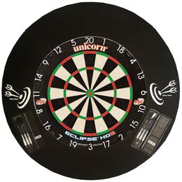 Unicorn Dartscheibe Steeldart Profi Set-Scheibe Unicorn Eclipse HD2 + 2 Satz Pfeile + Catchring