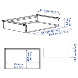 IKEA HJ&Auml;LPA Schublade ohne Front